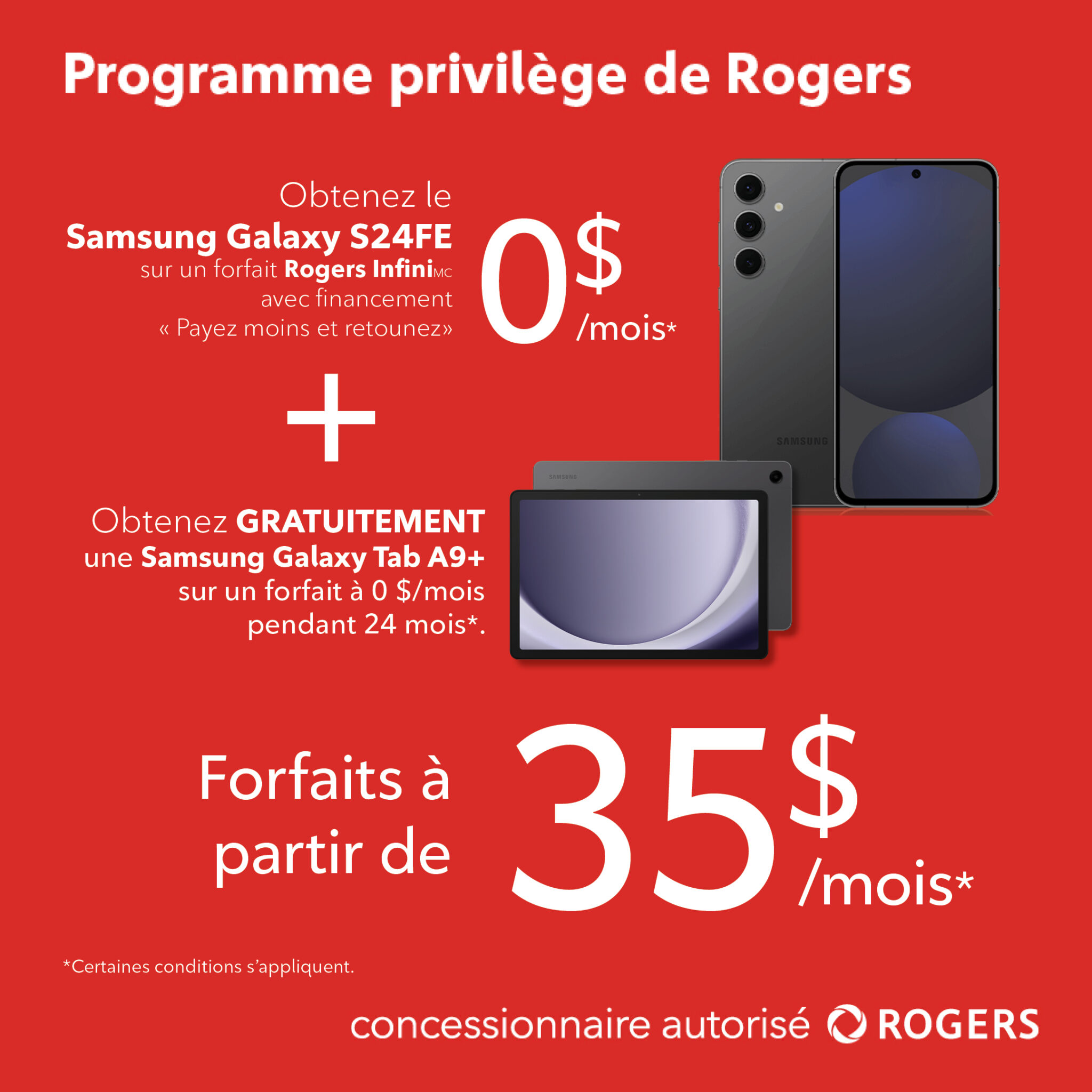 Programme Privilège Rogers 2024 - Planete Mobile